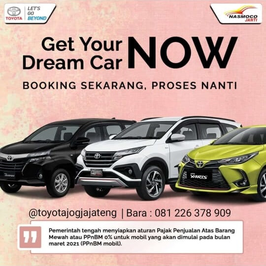 Dealer Nasmoco Jogja | Info Harga Promo Kredit Toyota Jogja Terbaru